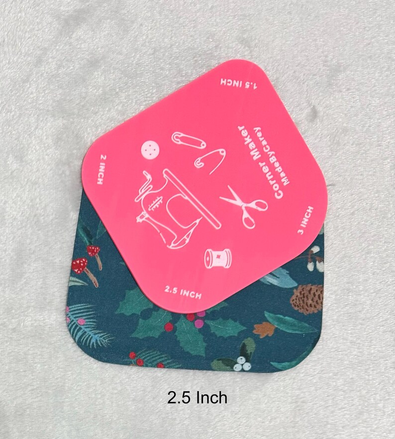Corner Maker Template Curve Bag Corner Zip Pouches Bag Making Sewing ...