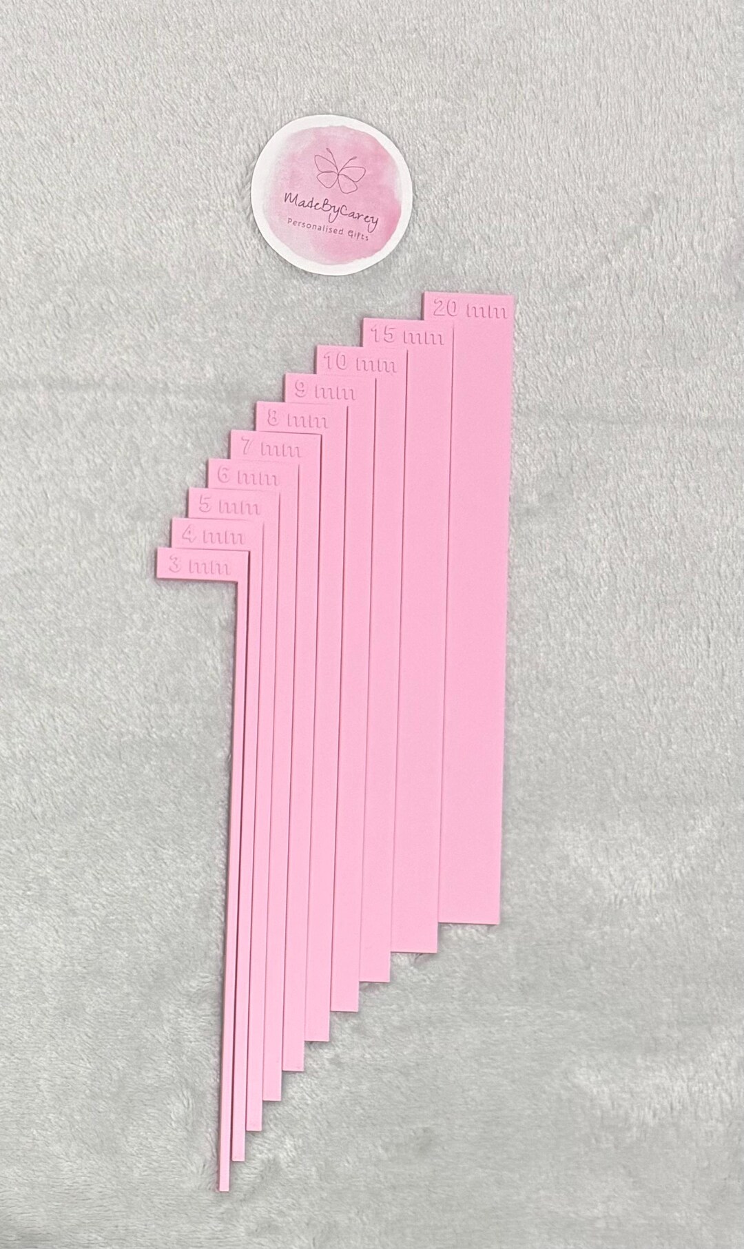 METRIC L-spacers Book Binding Spacer Scrapbooking Book Alignment Guide ...