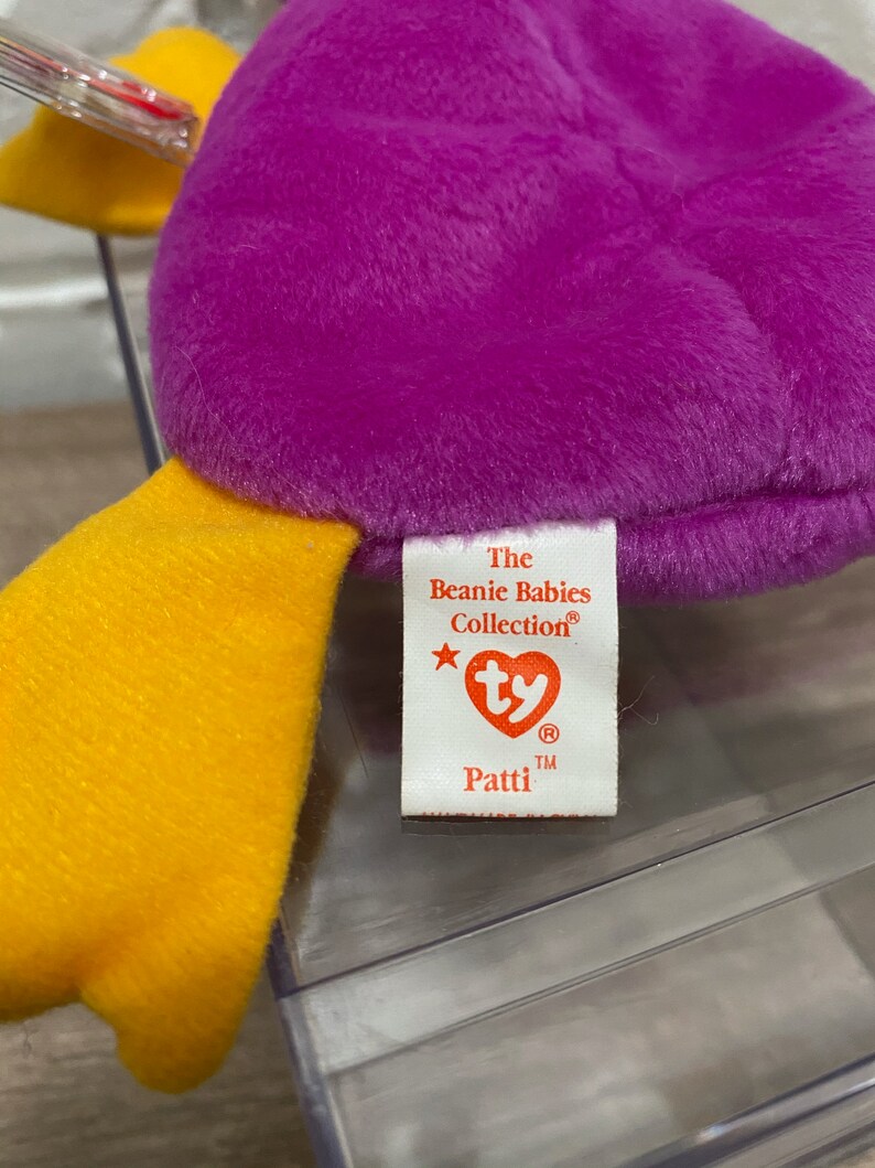RARE Patti the Platypus Mint Condition TY Beanie Baby - Etsy