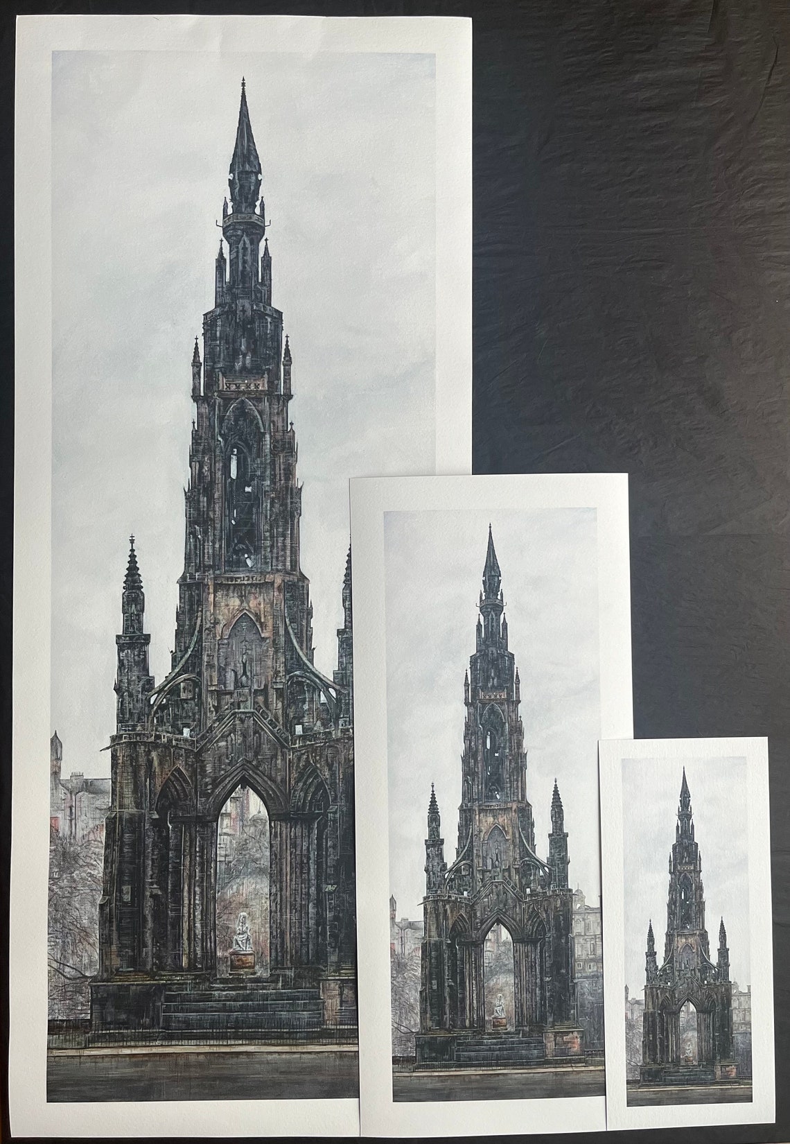 Scott Monument Print - Etsy