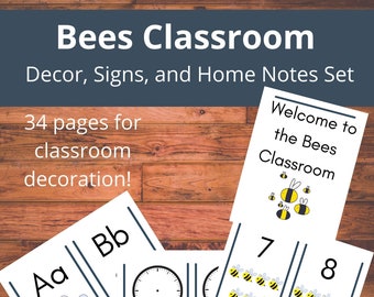 Bears Classroom: Preschool Printable Class Decor Set - Etsy