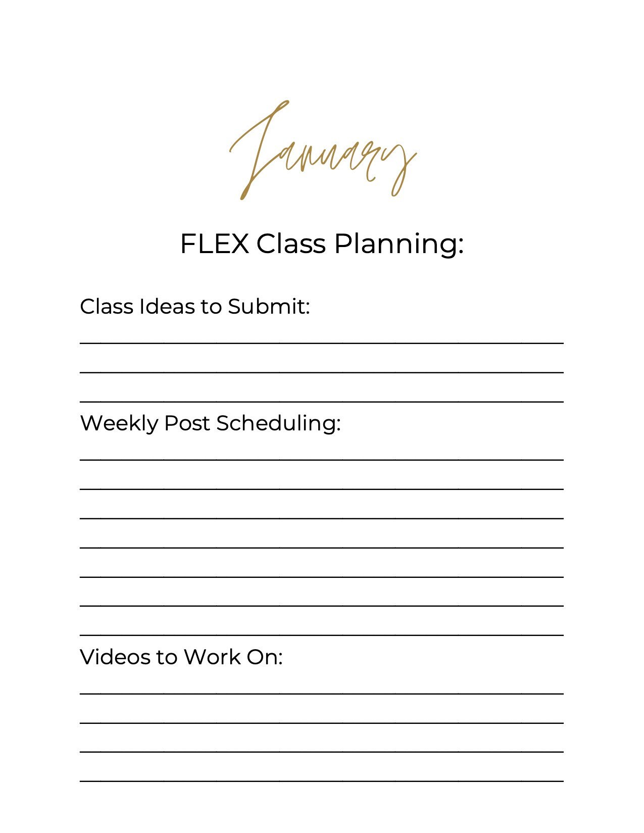 Outschool Teacher Planner Pages - Etsy