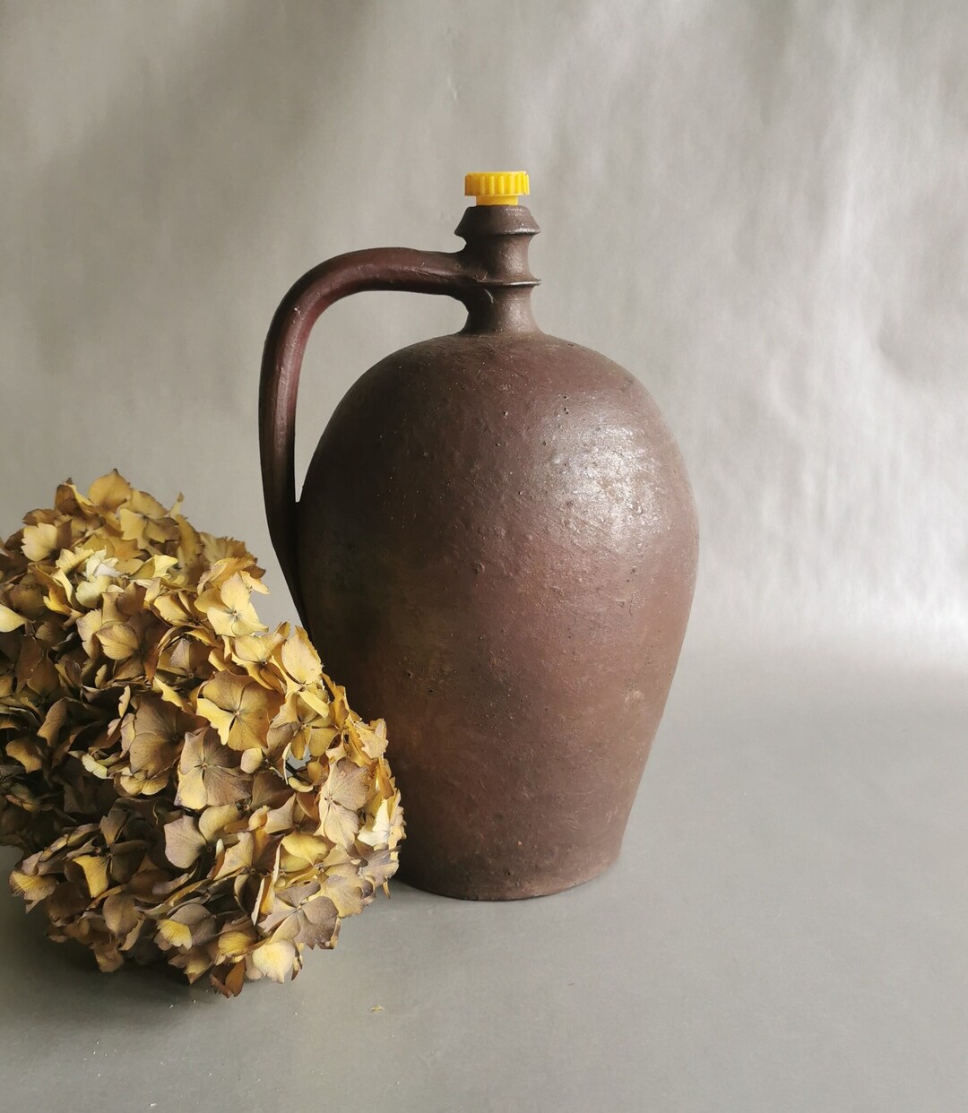 Large Stoneware French Jar | Rustic En Gres Jar | Normandie Stoneware ...