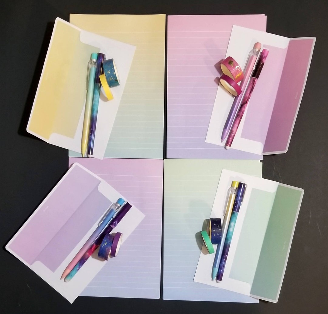 Galaxy Gradient Writing Set - Etsy