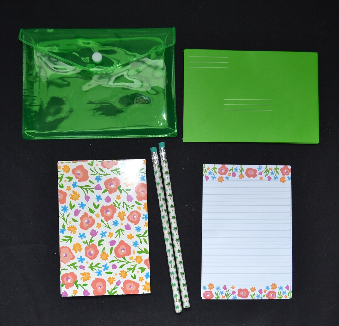 Flower Writing Set - Etsy
