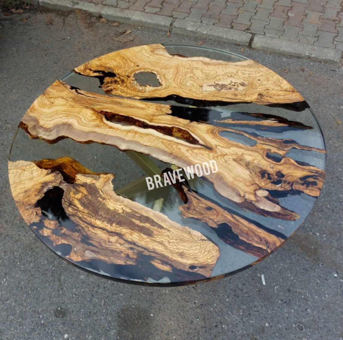 Round Epoxy Table Custom Round Coffee Table Epoxy Table - Etsy