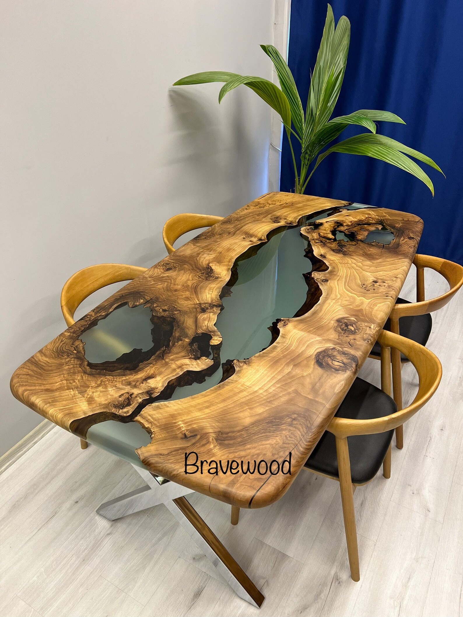 Dining Room Table Dinner Epoxy Table Kitchen Dining - Etsy