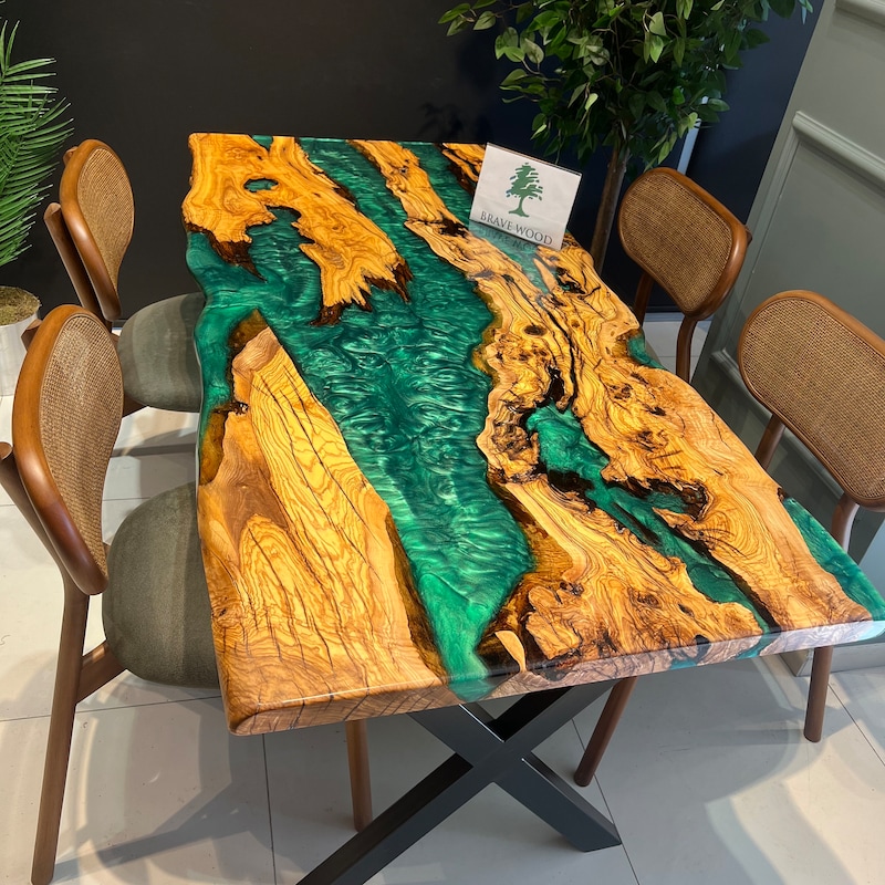 Rose Resin Table - Etsy