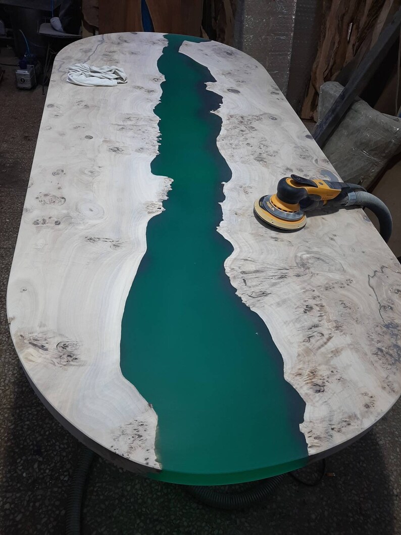Epoxy Table Mazel Tree Table Dinner Table Meeting Table - Etsy