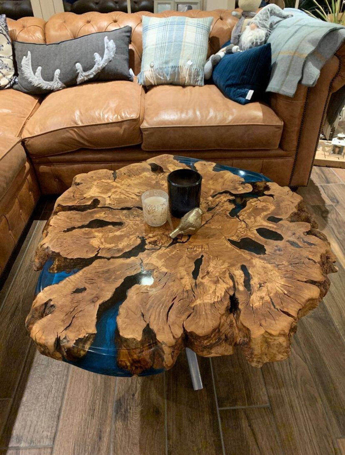Olive Wood Table Olive Round Coffee&end Table Coffee Table - Etsy
