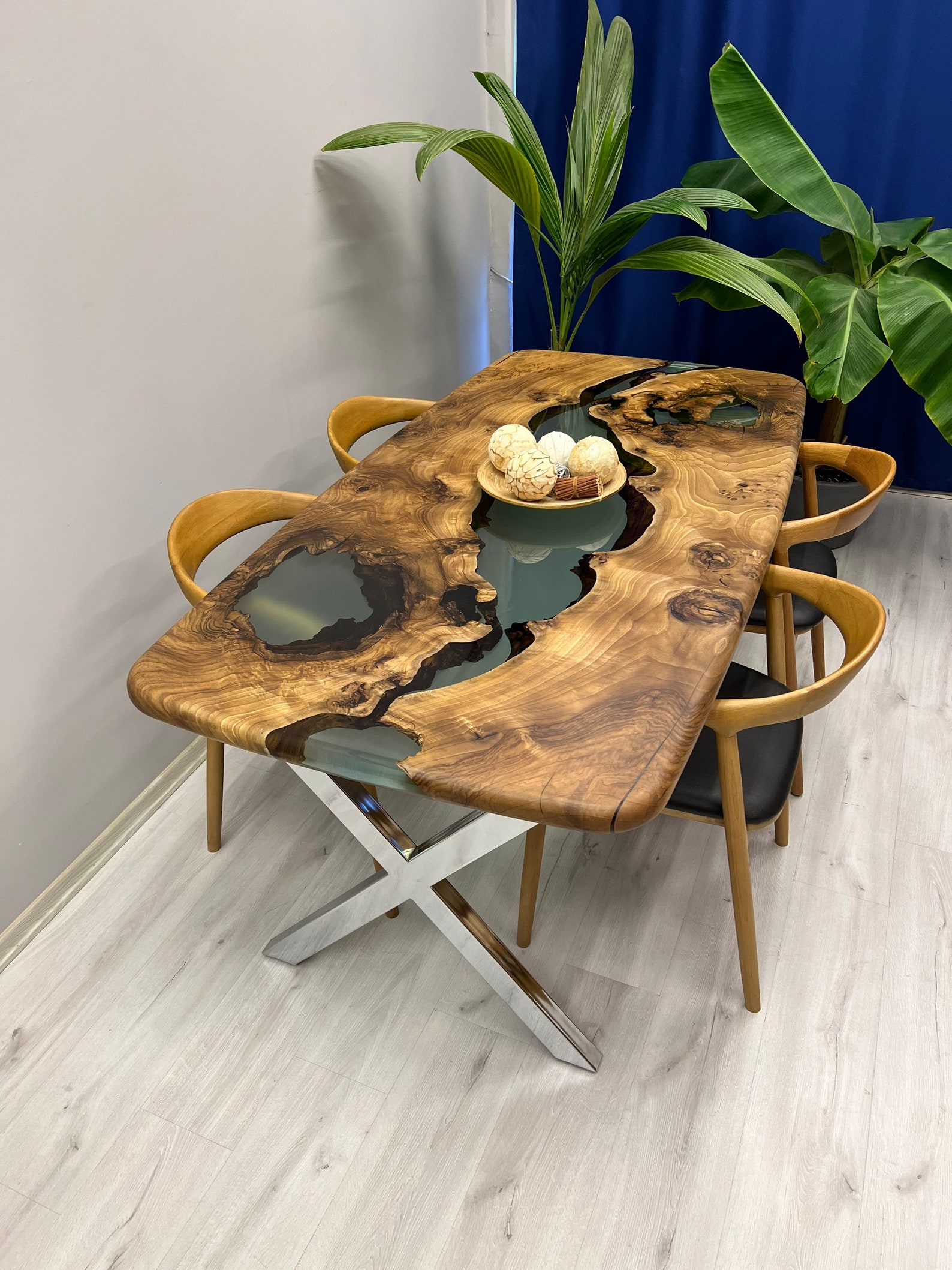 Dining Room Table Dinner Epoxy Table Kitchen Dining - Etsy