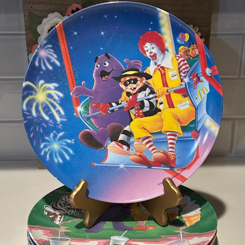 Mcdonalds Melamine Plates - Etsy
