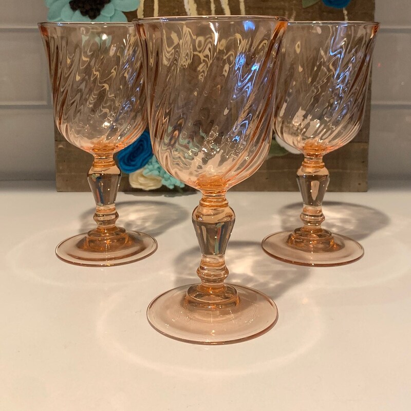 Pink Glassware - Etsy