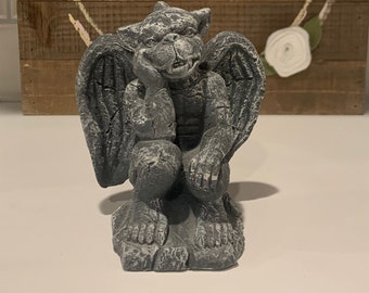 The Sitting Gargoyle Statue Any Color Garden Art Desk Topper Many ...