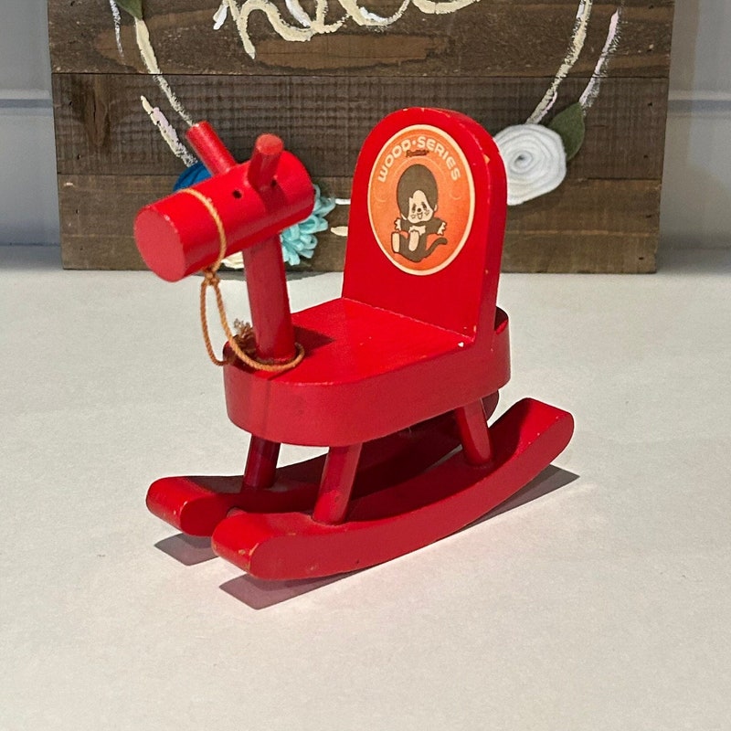 Red Rocking Horse - Etsy