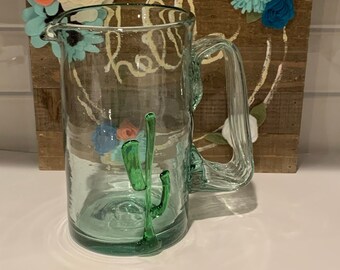 Blown Glass Cactus - Etsy