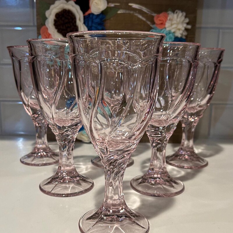 Pink Goblets - Etsy