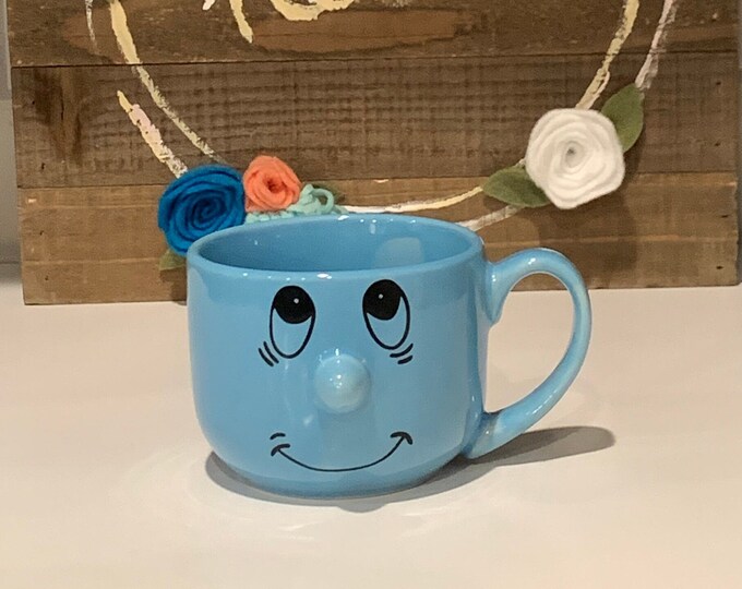 Livingware Collection Blue Face With 3D Nose Coffee Mug | Collectable ...
