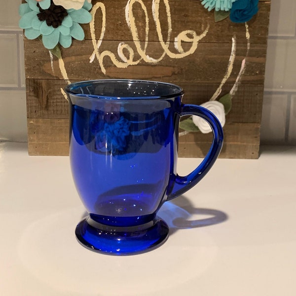 Cobalt Blue Mugs - Etsy