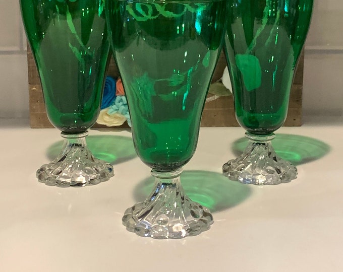 Burple-inspiration Green Burple Iced Tea Glasses by Anchor Hocking ...