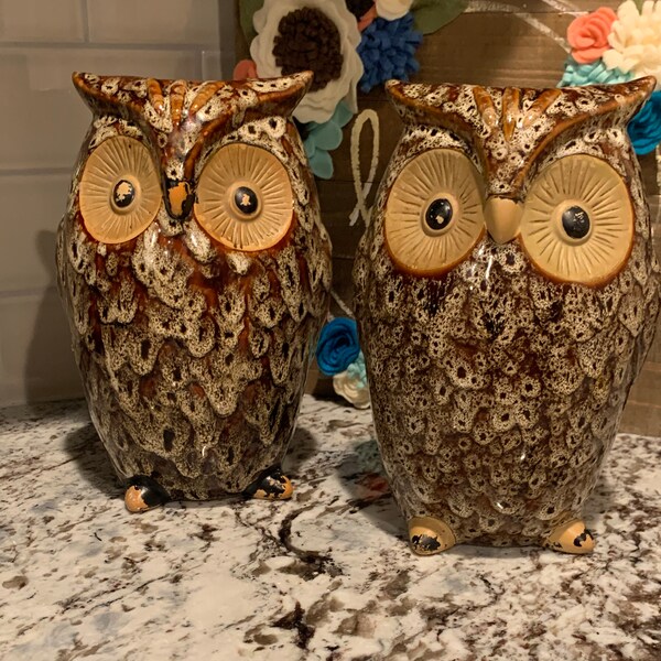 Pottery Owl - Etsy