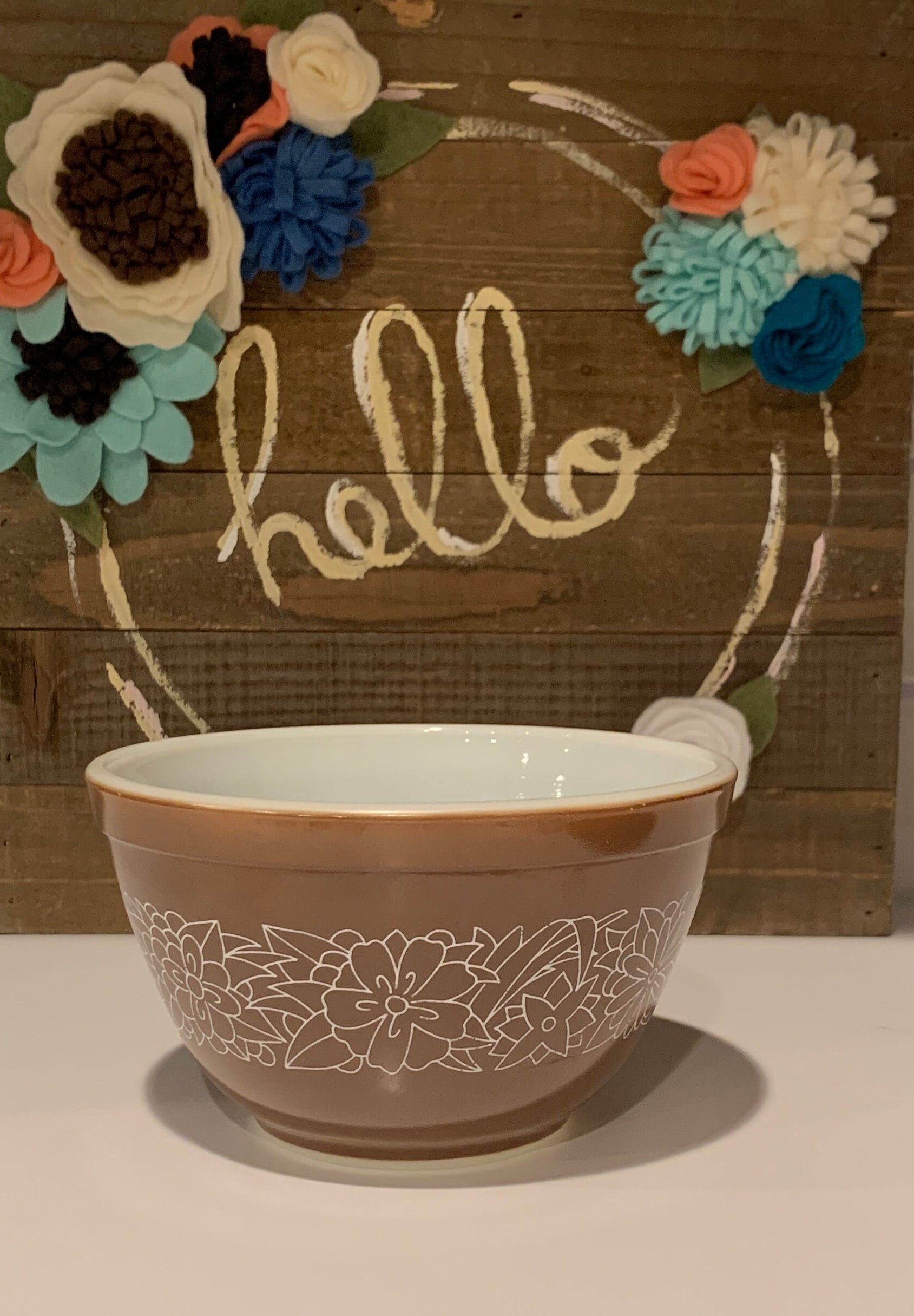 Woodland Brown Pyrex Mixing Bowls Pyrex 401 & 402 Pyrex | Etsy