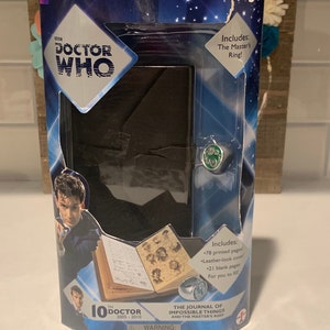Doctor Who Journal of Impossible Things & the Master's Ring 10th Doctor ...