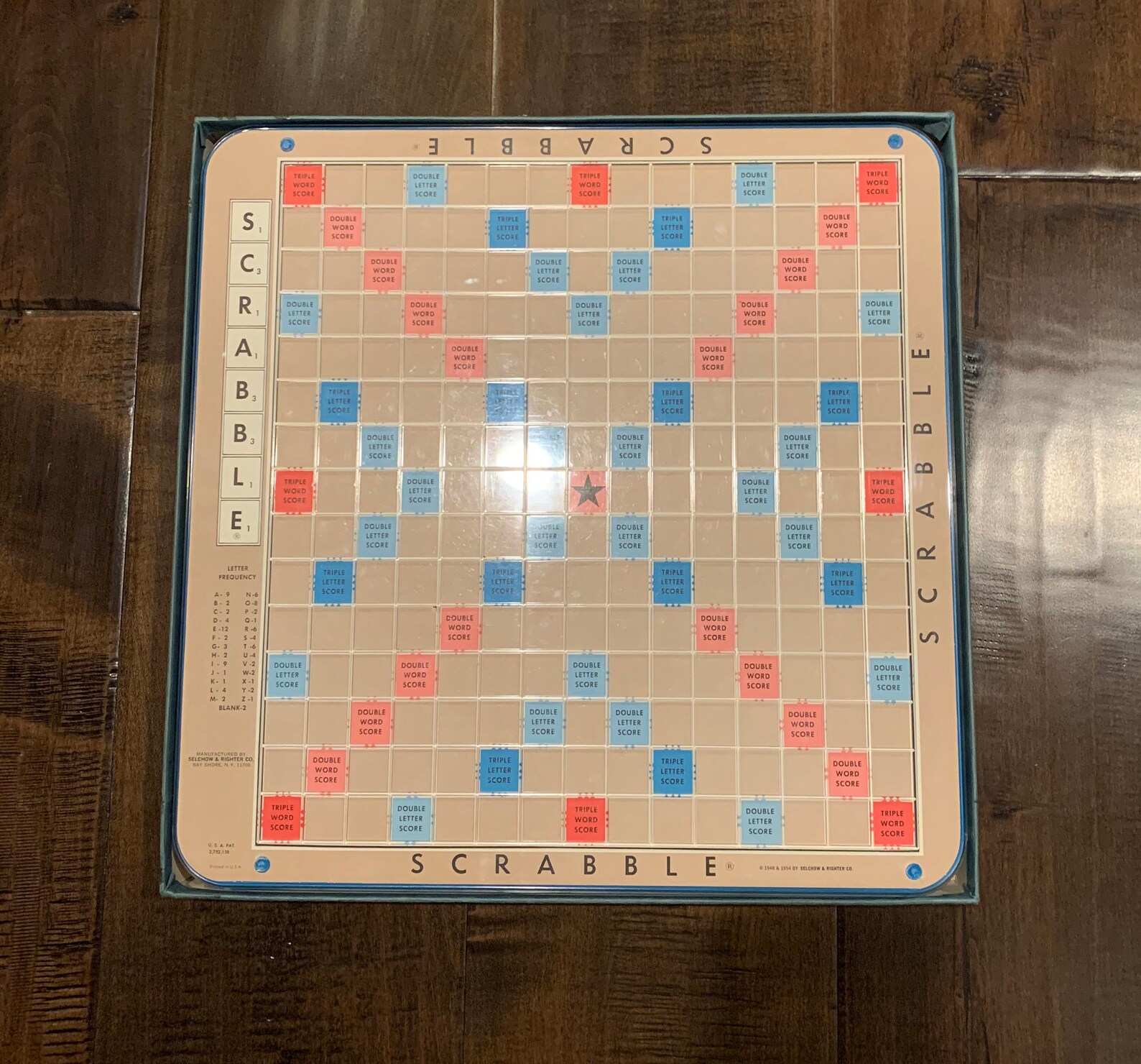 Vintage Scrabble Deluxe Edition Turntable by Selchow and - Etsy