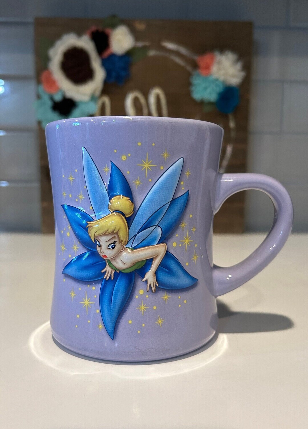 Vintage 3D Tinker Bell Coffee Mug Tinker Bell Lover Coffee Mug Tinker ...