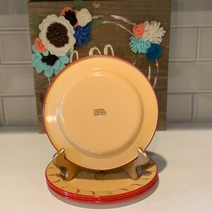 Chile Pepper Enamelware Salad Plates | Marble Canyon Chilies Pepper ...