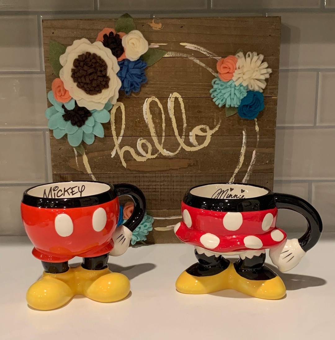 Mickey and Minnie Coffee Mugs | Mickey and Minnie Mouse Half Body ...