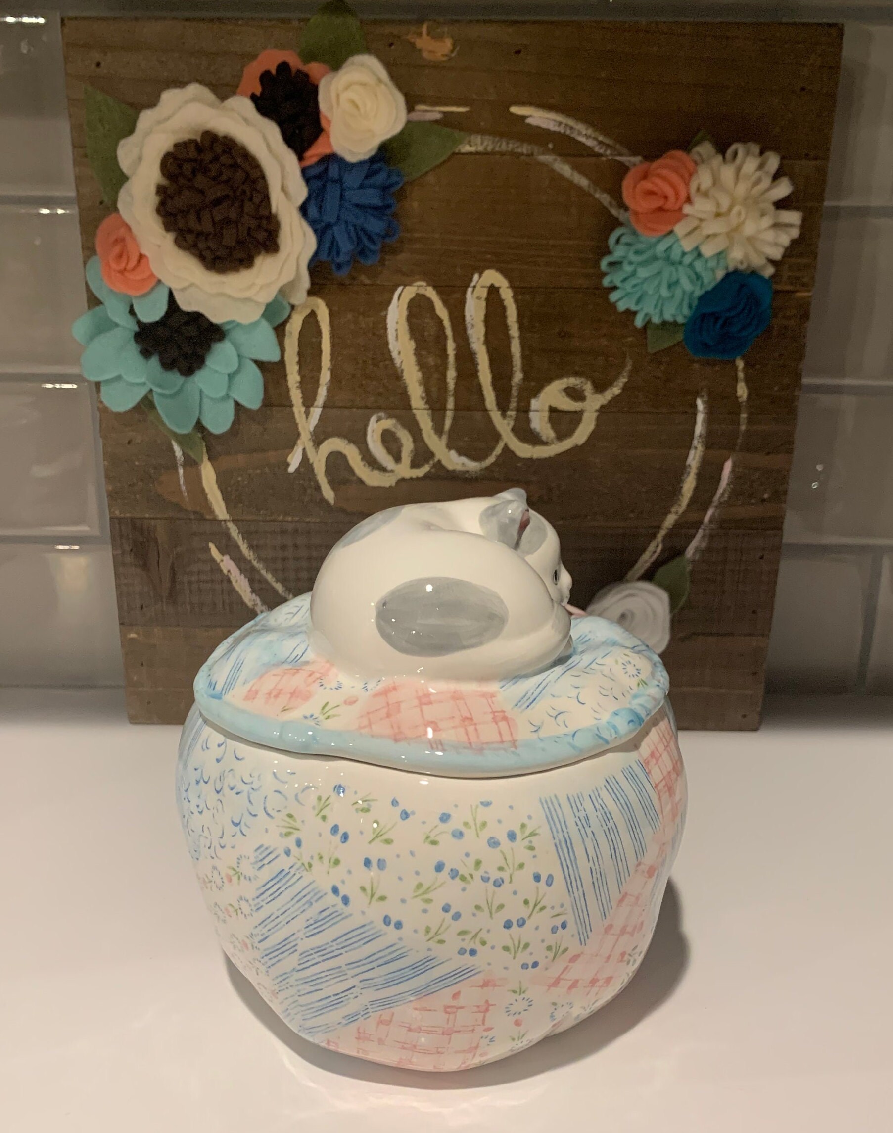 Cat Canister Tsune Takahashi San Francisco Cat Canister - Etsy