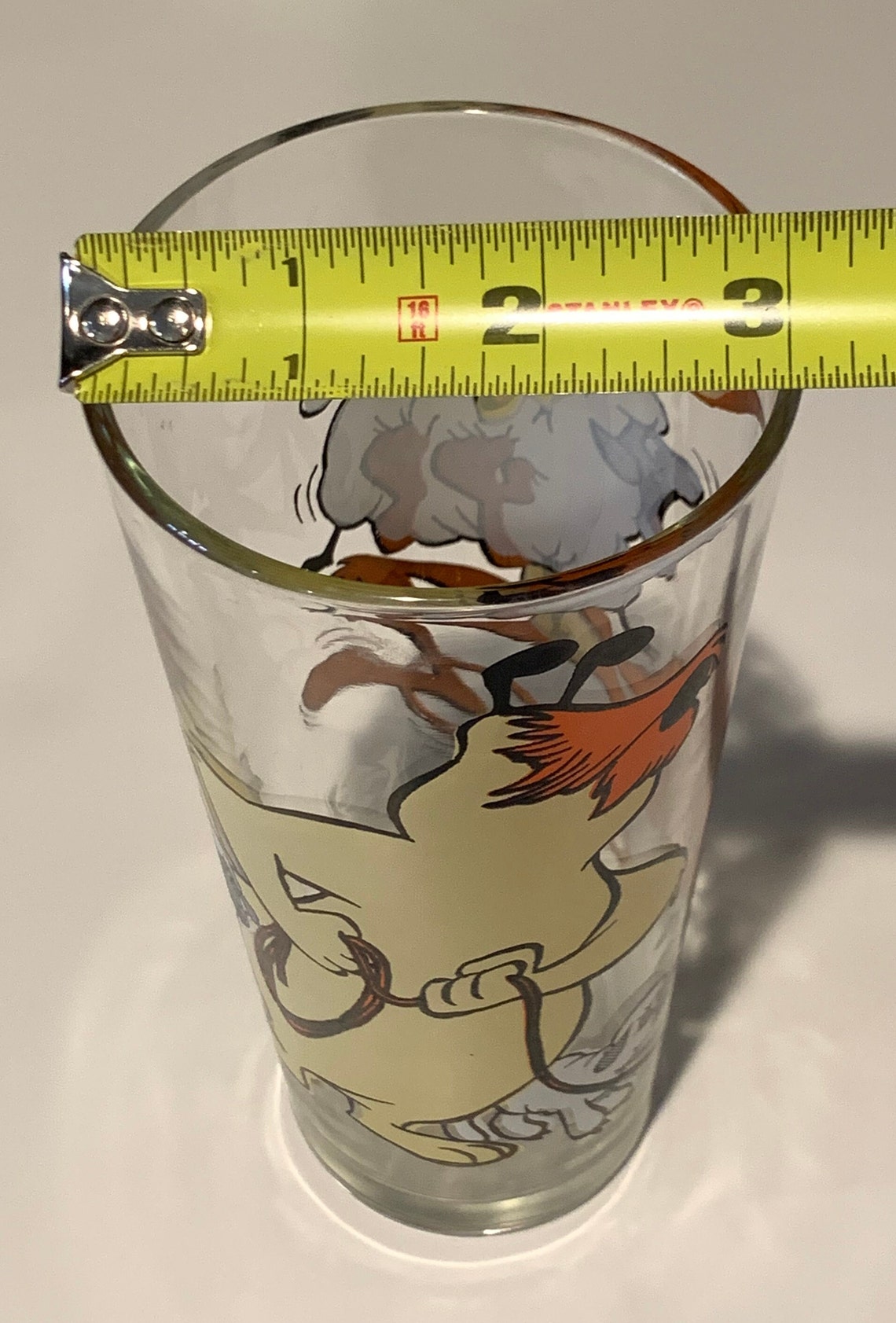 Vintage (wile E. Coyote & Ralph Sheep Pepsi Glass Tumbler | Collectable ...