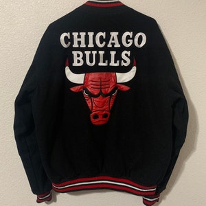 Vintage Chicago Bulls Reversible JH Designs XL Jacket NBA Chicago Bulls ...