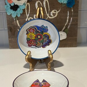 Laurel Burch Carlotta's Cat Bowl and Trinket Dish | Laurel Burch ...