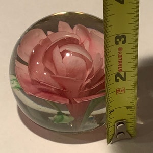 Pink Flower Paperweight | Collectable Paperweight - Etsy