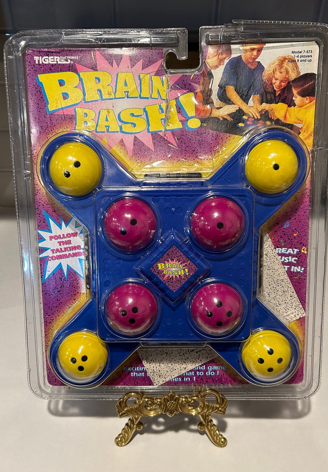 Vintage Brain Bash Voice Command Memory Game | Fun Family Vintage Games ...