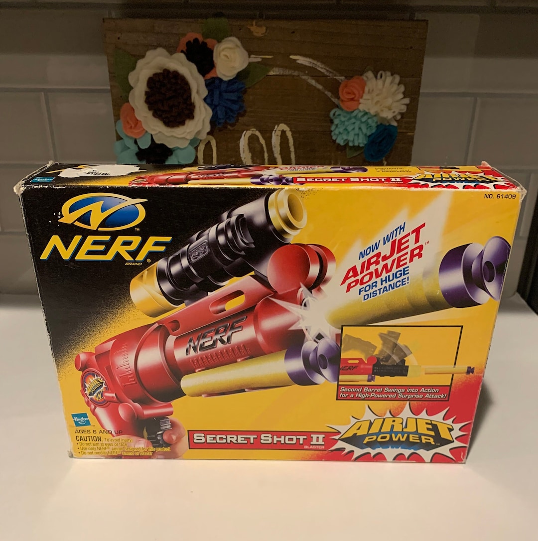 Nerf Secret Shot Il Airiet Power Blaster Dart Gun | Collectable Nerf ...