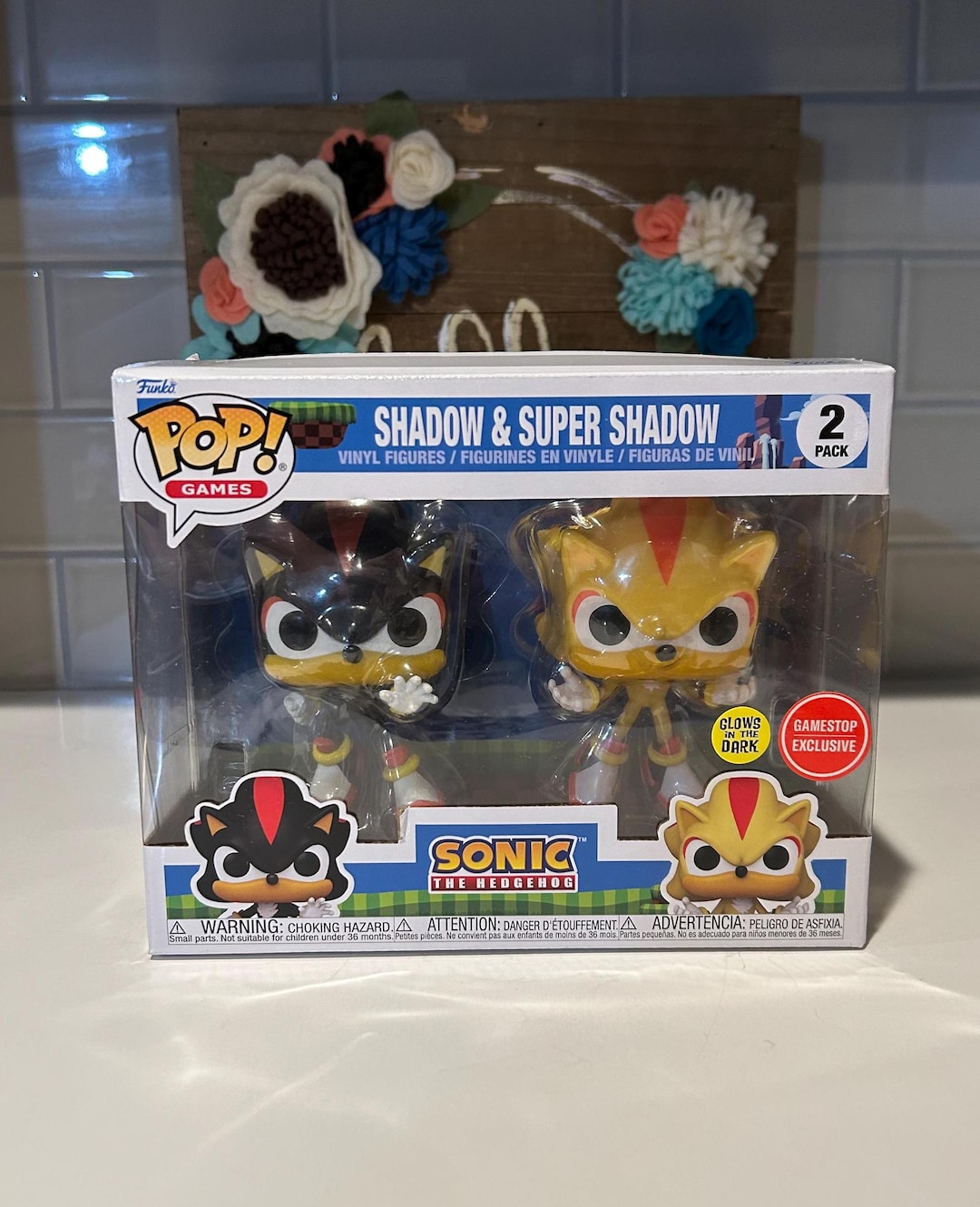 Shadow & Super Shadow Funko Pop 2-pack - Gamestop Exclusive - Etsy