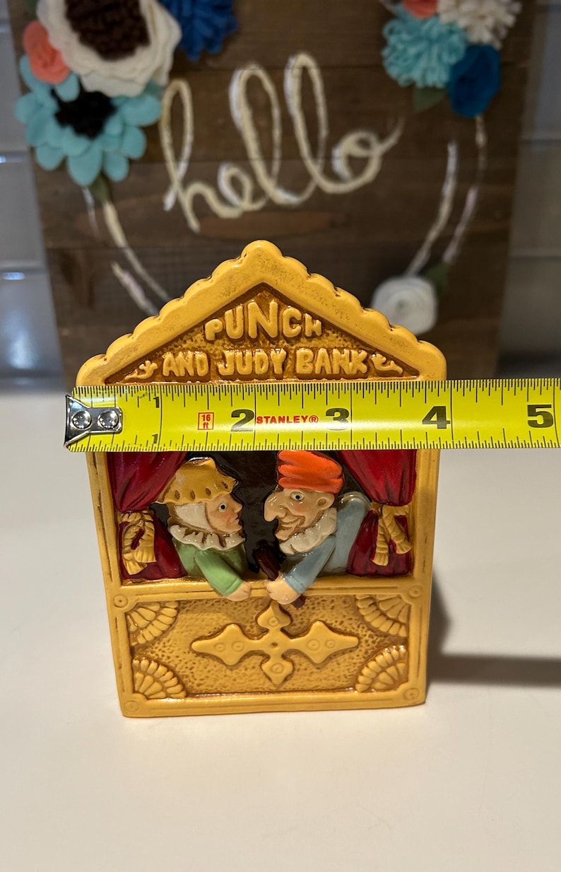 Fitz & Floyd Punch and Judy Ceramic Coin Bank - Etsy
