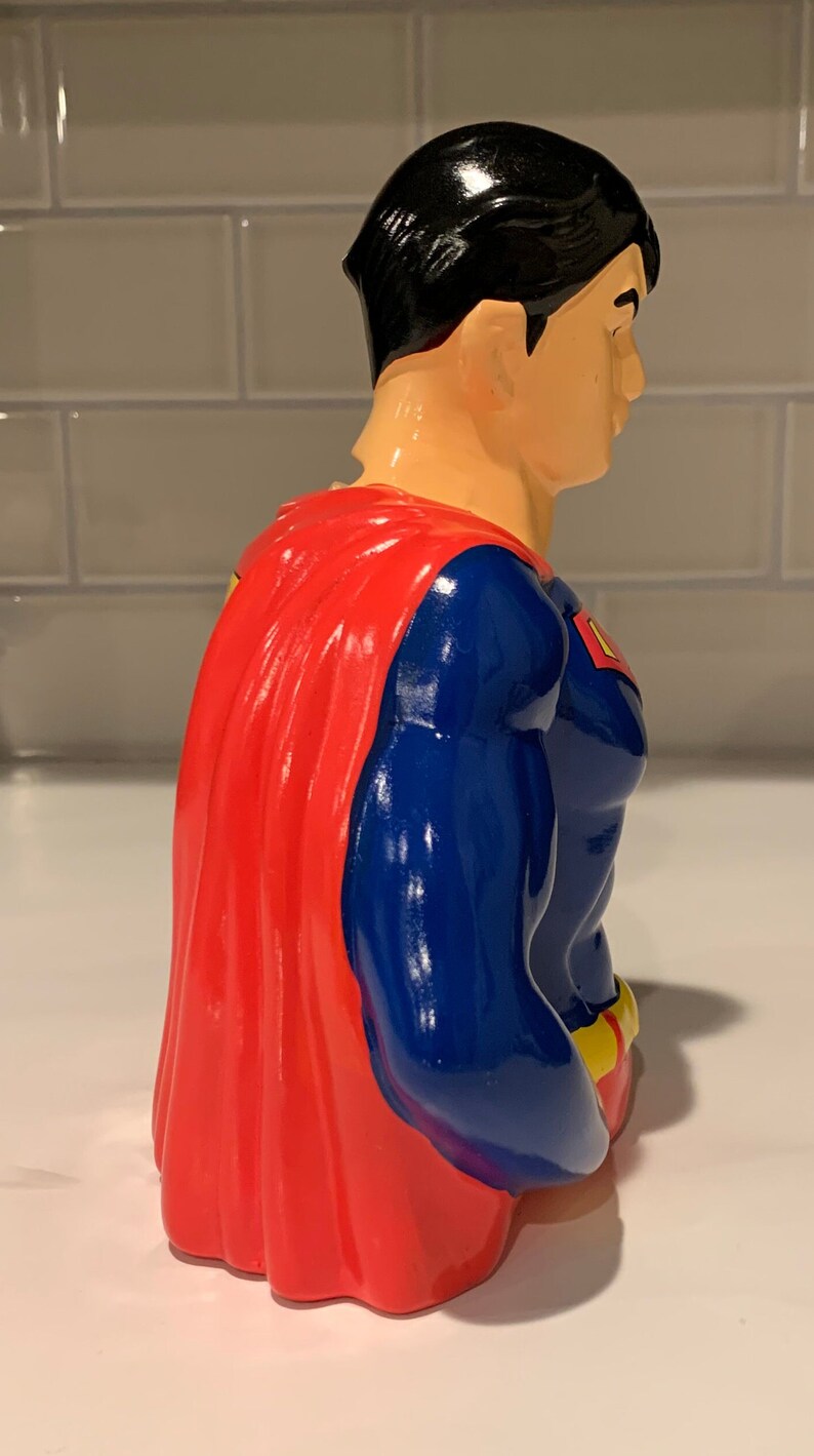 Superman Money Bank Superman Penny Bank Collectable - Etsy