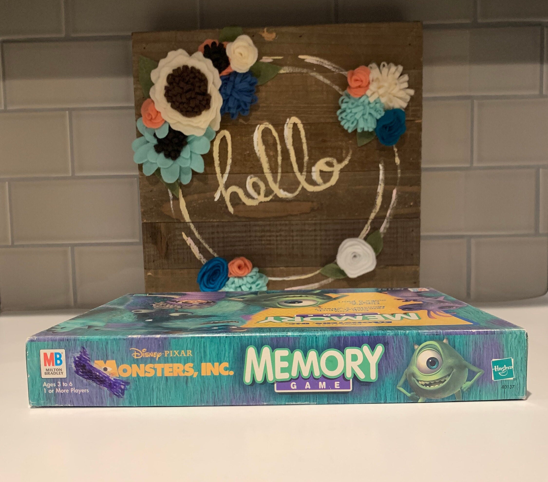Vintage Monsters Inc Memory Game -complete | Cognitive Building Game - Etsy