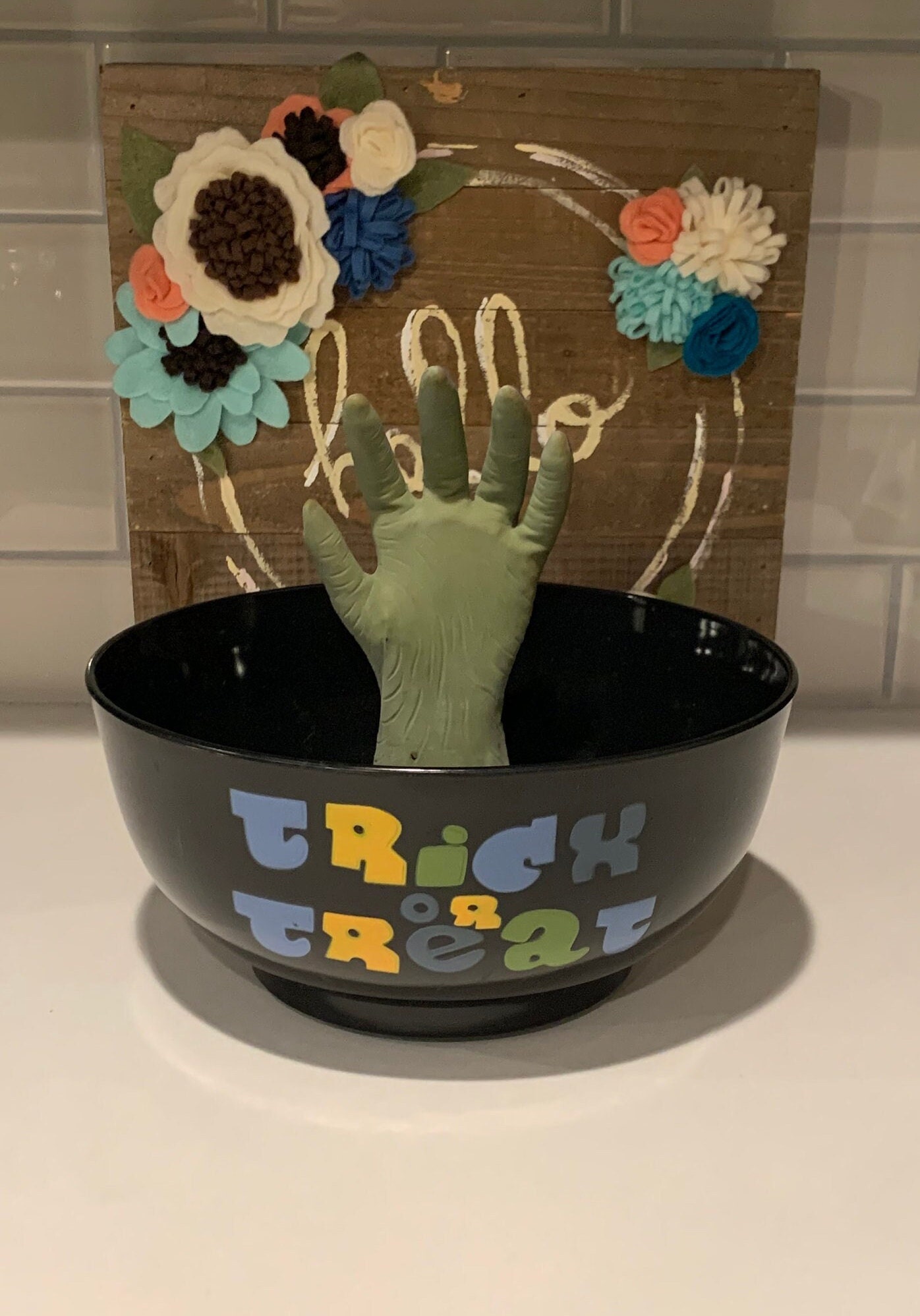 Halloween Candy Bowl Hand