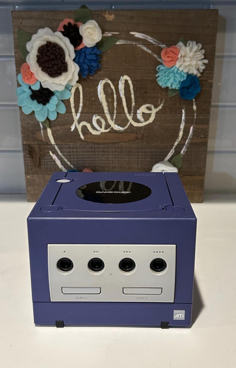 Nintendo Gamecube DOL-001 Console Only -indigo Purple - Etsy