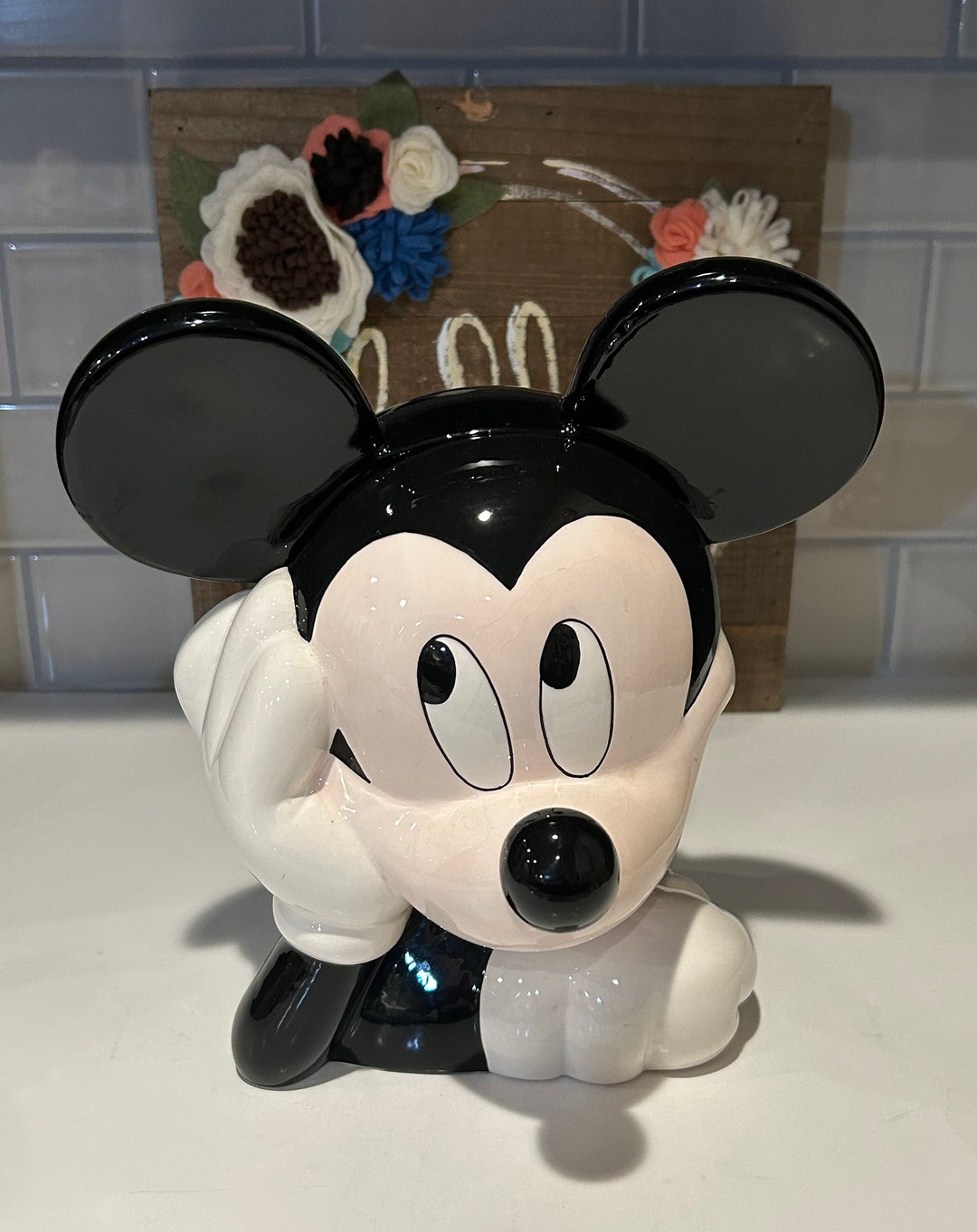 Vintage Mickey Mouse Cookie Jar by Treasure Craft | Mickey Mouse ...