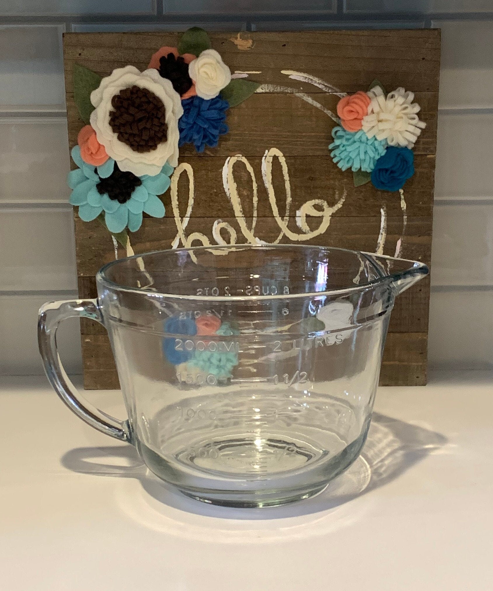 Vintage Anchor Hocking 2-liter Batter Bowl: 8-cup Measuring Cup - Etsy