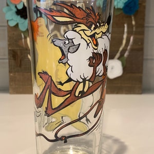 Vintage (wile E. Coyote & Ralph Sheep Pepsi Glass Tumbler | Collectable ...