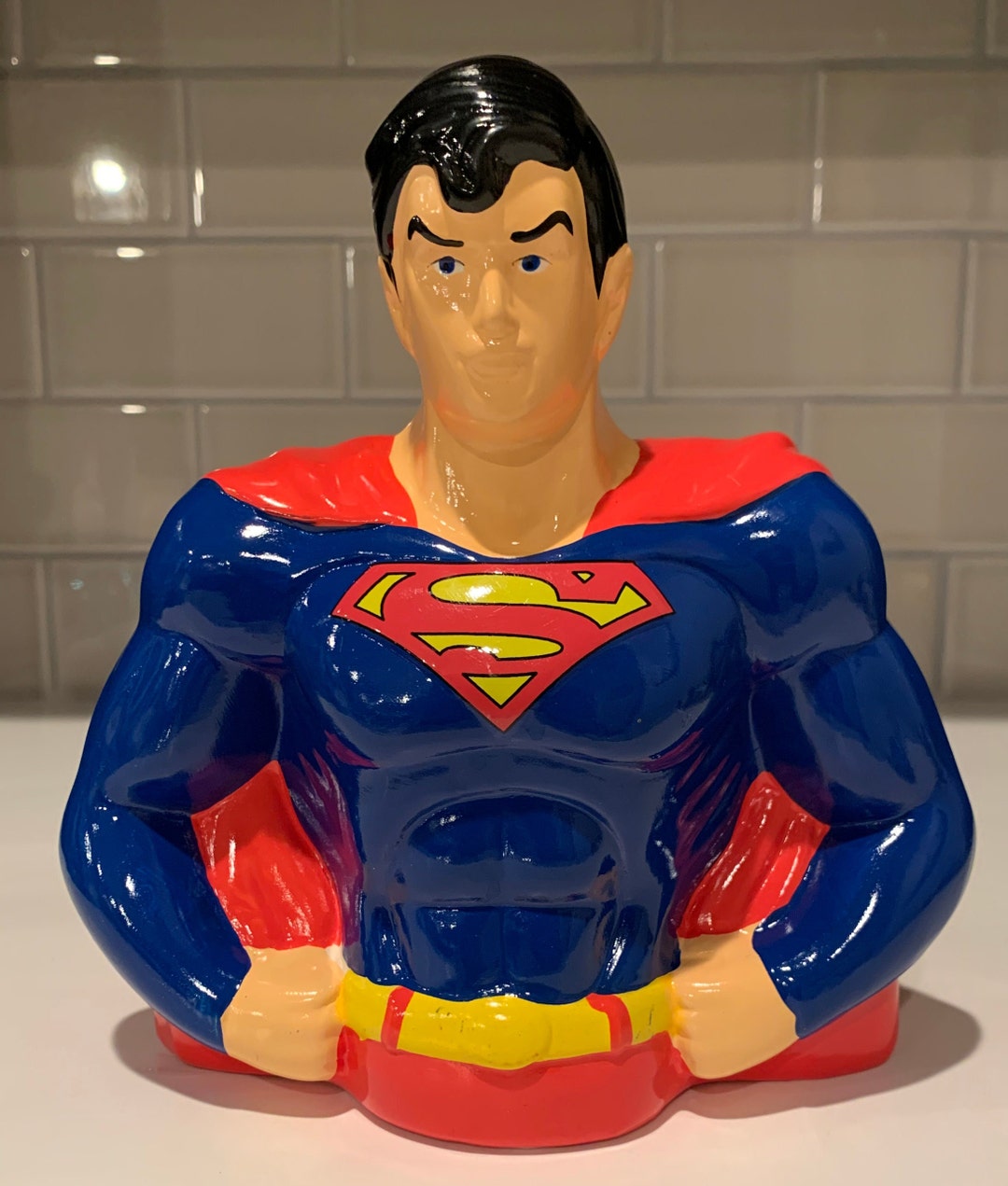 Superman Money Bank Superman Penny Bank Collectable Superman Money Bank ...