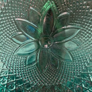 Emerald Green Sandwich Dinner Plates by Indiana Glass | Juniper Green ...