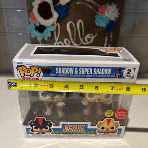 Shadow & Super Shadow Funko Pop 2-pack - Gamestop Exclusive - Etsy